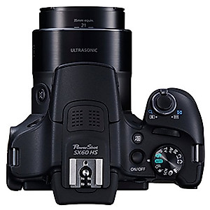 Canon PowerShot SX60 HS Digital Camera - Wi-Fi Enabled - International Version (No Warranty)