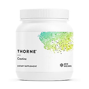 Thorne Creatine - Creatine Monohydrate, Amino Acid Powder - Support Muscles, Cellular Energy and Cognitive Function - Gluten-Free, Keto - NSF Certified for Sport - 16 Oz - 90 Servings