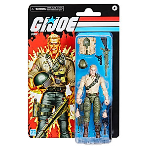 G.I. Joe Classified Series Retro Cardback Duke, Collectible 6-Inch Action Figure with 10 Accessories