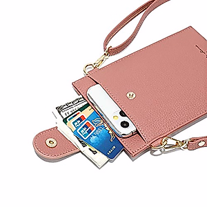 Womens Crossbody Cellphone Bag Small Shoulder Purse Card Holder Wallet Pouch