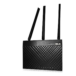 ASUS AC1750 WiFi Router (RT-AC66U B1) - Dual Band Gigabit Wireless Internet Router, ASUSWRT, Gaming & Streaming, AiMesh Compatible, Included Lifetime Internet Security, Adaptive QoS, Parental Control