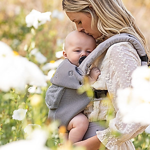 LÍLLÉbaby Complete Airflow Ergonomic 6-in-1 Baby Carrier Newborn to Toddler - with Lumbar Support - for Children 7-45 Pounds - 360 Degree Baby Wearing - Inward and Outward Facing - Silver