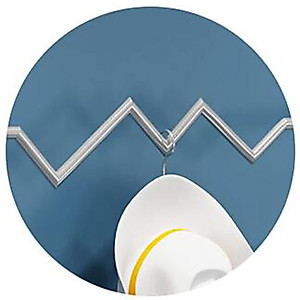 Clothing Store Clothes Rails,Wall Mounted Hanging Bar Rack,Industrial Pipe Style Garment Rail, Used for Retail Display Closet Storage Laundry Organizer/Silver / 120Cm