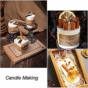 Dried Flowers, 18 Pack Natural Dried Flower Herbs Kit for Bath, Bomb, Soap, Resin, Candle Making, Include Rose Petals, Rosebuds, Lavender, Jasmine Flowers, Lily, Lemon Slice and More