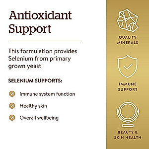 Solgar - Selenium 200 mcg Tablets 100 Count