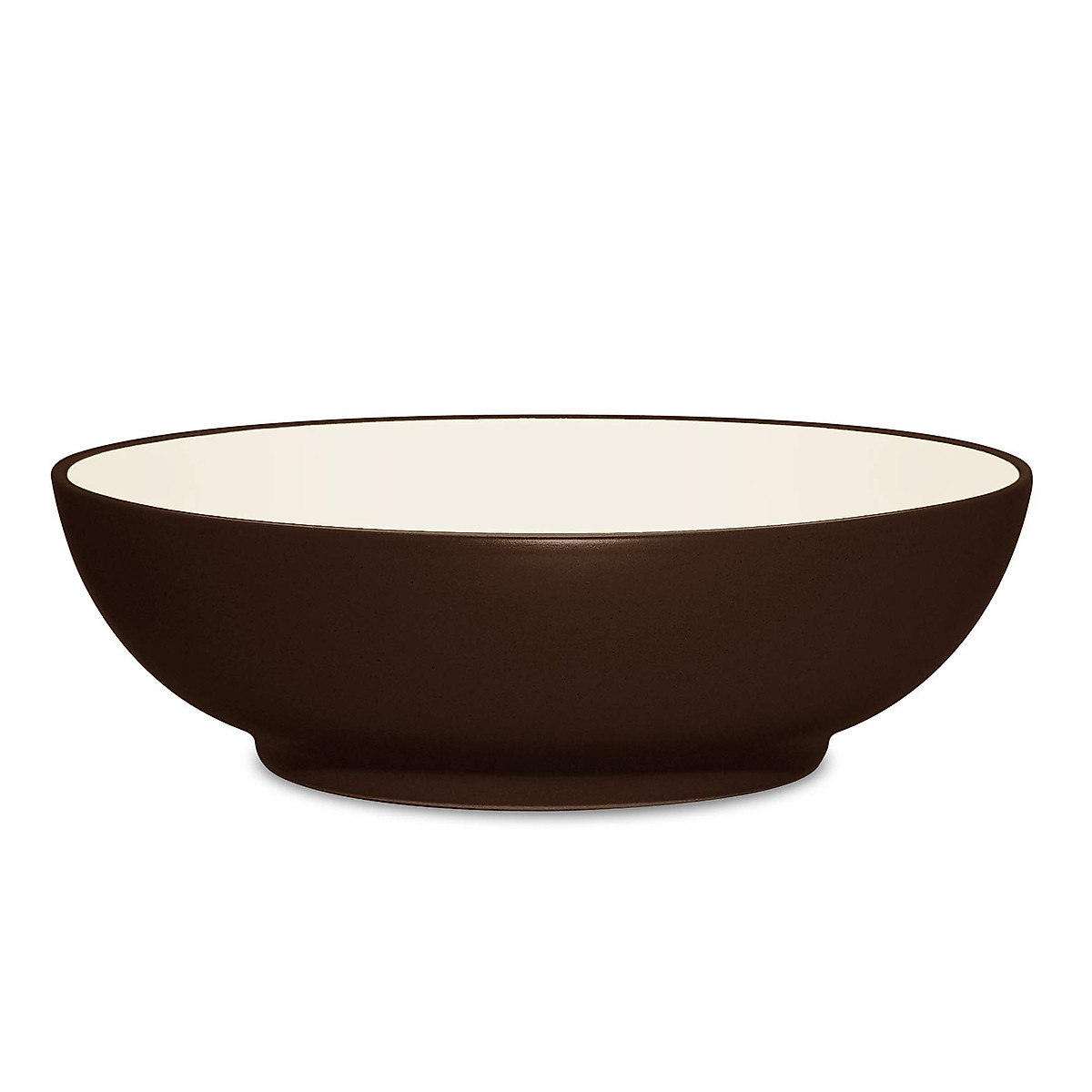 Noritake Colorwave Chocolate Bowl, Soup/Cereal, 7", 27 oz., Set of 4 in Brown