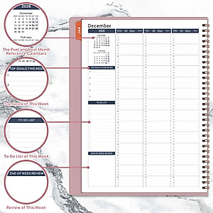 2023 Weekly Appointment Book - Daily Hourly Planner 2023, January 2023- December 2023, 8.4" x 10.6", 15-Minute Interval, Flexible Soft Cover, Twin-Wire Binding, Perfect for Your Life