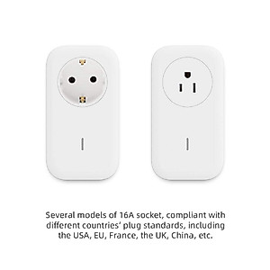 UBiBot Smart Plug WiFi Remote Control Outlet Alexa & IFTTT, Energy Monitoring and Timer Function, No HUB Required, Delayed Switch Supports External Temperature Probe (SP1 WiFi & SIM)