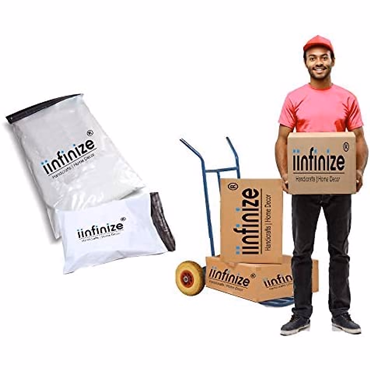 iinfinize Welcome Mat Durrie Beautiful Door Mat 24" Square Pure Jute Carpet Natural Braided Square Shape Single Piece Reversible Floor Rug / Fancy Door