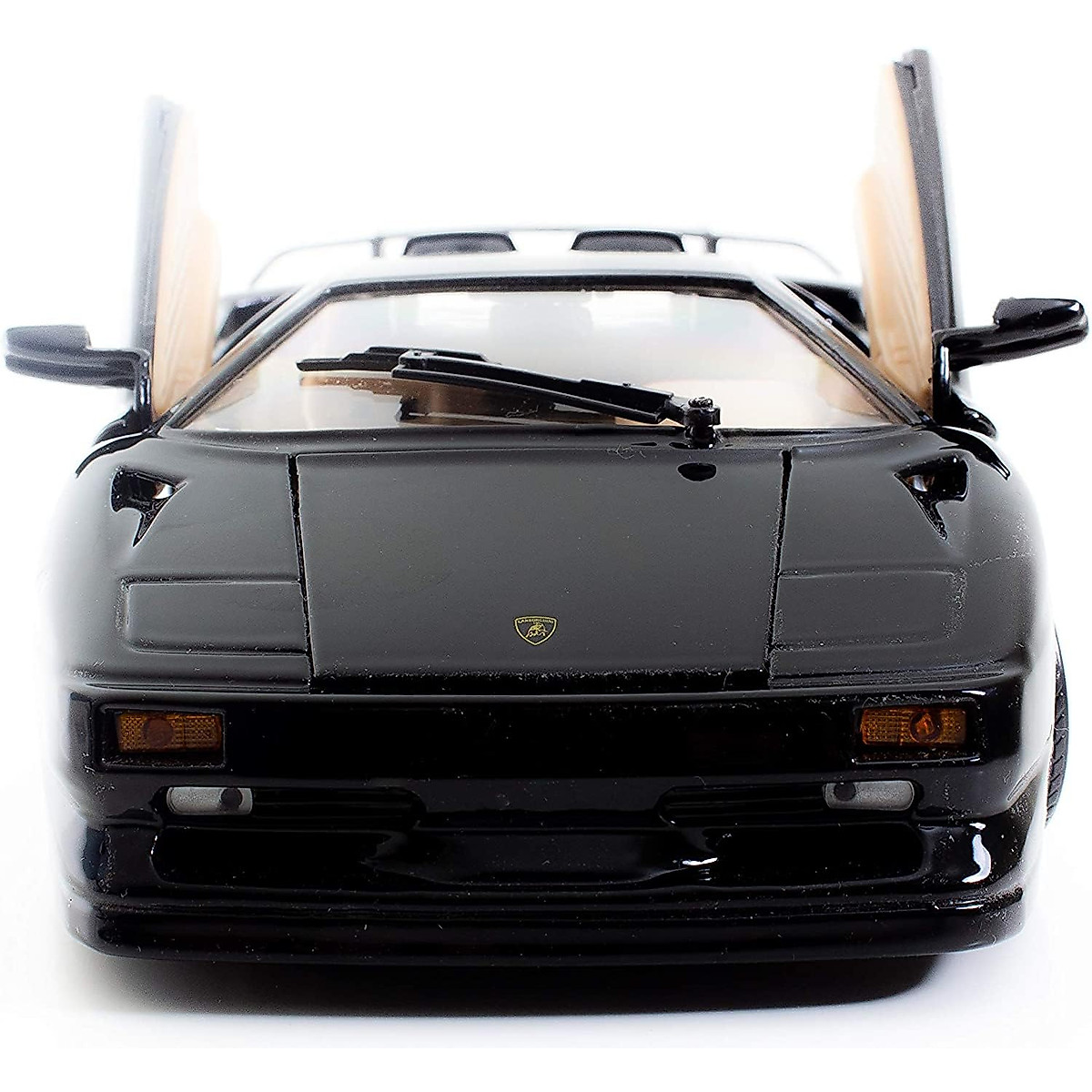 Maisto 1:18 Scale Lamborghini Diablo SV Diecast Vehicle, Black and White (31844BK)