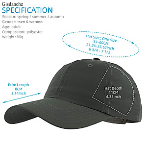 Gisdanchz Mens Caps Mens Golf Hats for Women Quikc Dry Womens Baseball Caps Mesh Running Hat Workout Mesh Baseball Cap Outdoor Sport Hat Hiking Fishing Cycling Cap Army