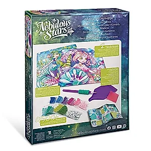 Nebulous Stars Dazzle by Number Diamond Art Painting Kit - Diamond by Number - Craft for Kids and Teens (Water)
