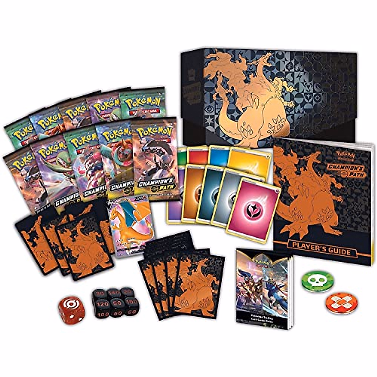 Pokemon TCG Champion's Path Elite Trainer Booster Box - 10 Booster Packs Plus More!