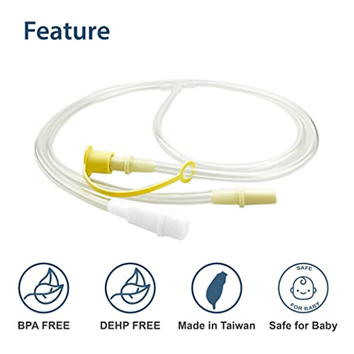 BabyShown Tubing Compatible with Medela Freestyle Flex and Medela Swing Maxi Flex Pumps, Replace Freestyle Flex and Swing Maxi Flex Tubing, Not Original Medela Pump Parts Medela Tubing Replacement