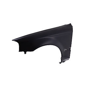 CarPartsDepot Front Quarter Panel Left Driver Side Fender Compatible For Honda Civic Sedan Coupe Hatchback 2000 1999 LX DX Si EX CX HX GX Value Package