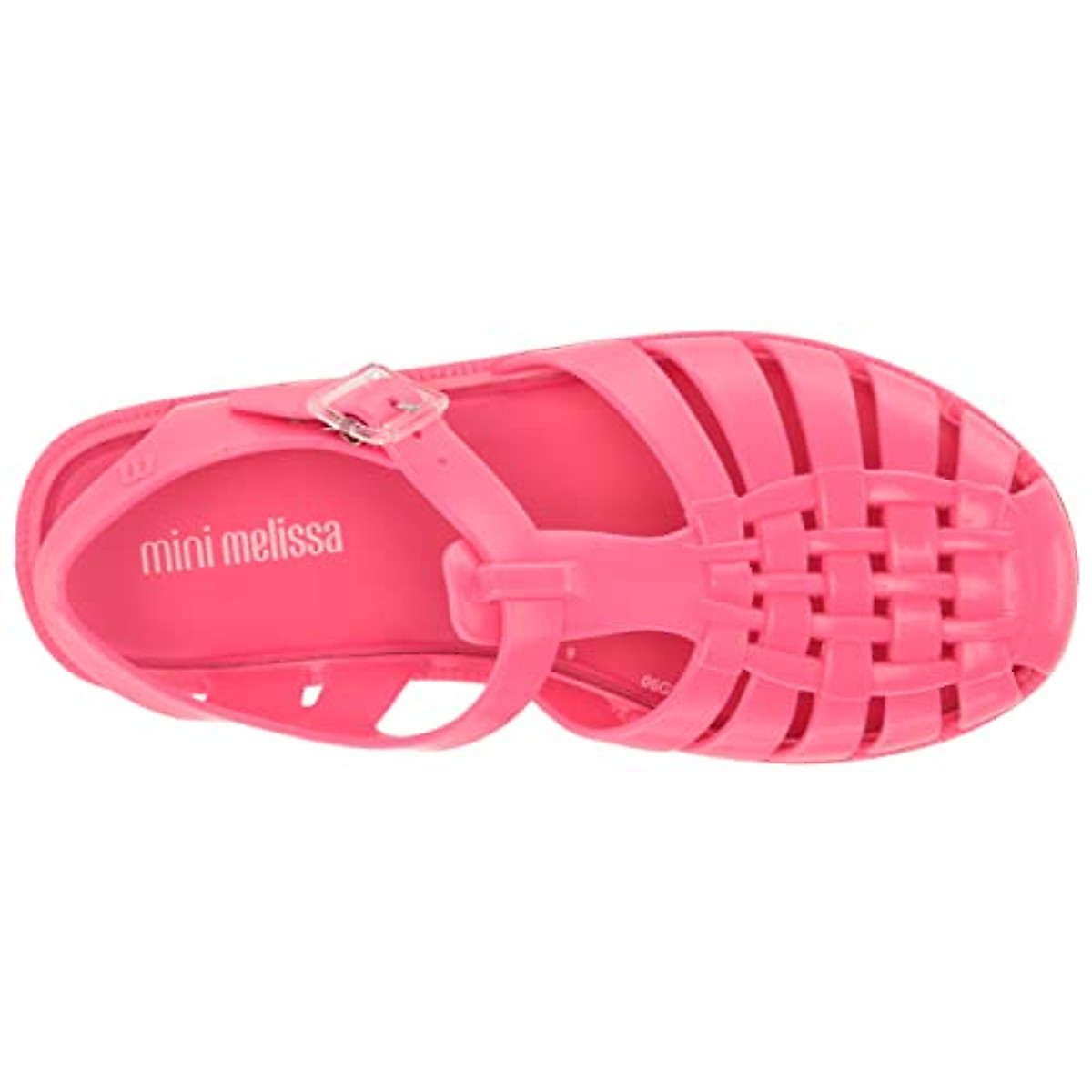 Mini Melissa Girls Flat Sandals, Pink, 7 Toddler