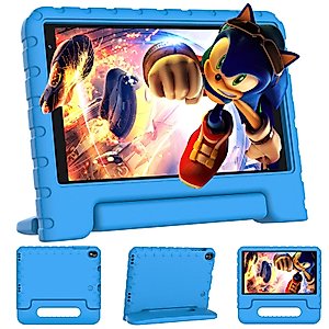 FACETEL Kids Tablet 8 inch Android 13 Tablet for Kids 7GB RAM 64GB ROM TF 512GB Parental Control, Puzzle Game, Bluetooth 5.0, Education, Dual Camera, Toddler Tablet with 3600mAh Netflix YouTube, Blue