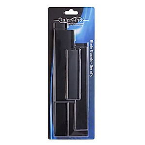 Cutlery-Pro Knife Blade Guards, Set of 5, Black