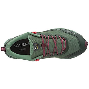 Salewa Women's WS Ultra Train 3 Trail Running Shoes, Duck Green Rhododendon, 7.5