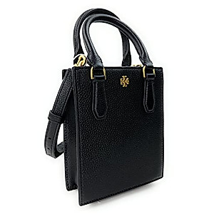 Tory Burch women's Blake Mini Shopper Tote (Black)