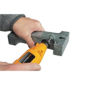 Mastergrip 1.1-Amp Variable Speed Steady-Grip Rotary Tool with 215-Piece Accessory Kit, Electronic Speed Adjust, and Carrying Case - 790461ECE