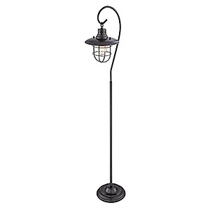 Lite Source Floor Lamps Ls-81456D/Brz Lanterna Ii Floor Lamp, Dark Bronze 58.5" x 9" x 13"