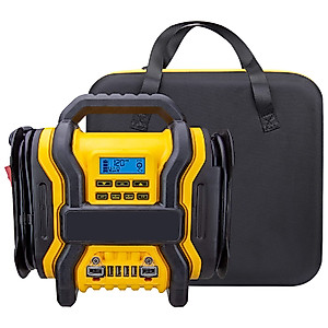 khanka Hard Carrying Case Replacement for DEWALT DXAEPS14 1600 Peak Battery Amp 12V Automotive Jump Starter/Power Station/Power Inverter, Case Only