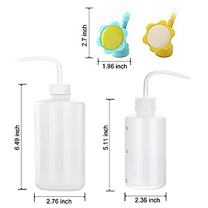 Sprinkler can, Bonsai Seedling watering can, Succulent Watering Bottle with Watering Spout, Sprayer Sprinkler Watering Can for Kids, 250ml Squeeze Squirt Wash Bottle for Gardening Indoor Plants Bonsai