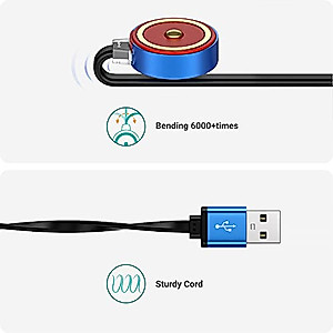 TUSITA MCC3 1A/1.5A/2A Magnetic Charger Compatible with Olight Odin | Odin Mini | PL-Pro | Baton3 | Warrior Mini2 | Perun 2 | Seeker 3 pro|Warrior X3 3S | Baldr Pro R - 50CM
