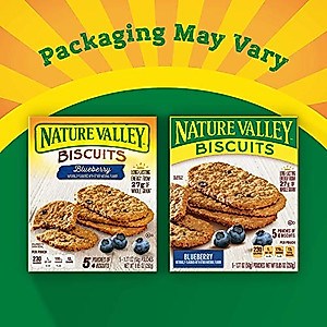 Nature Valley Blueberry Biscuits, Made With Whole Grain, 5 ct, 8.85 OZ