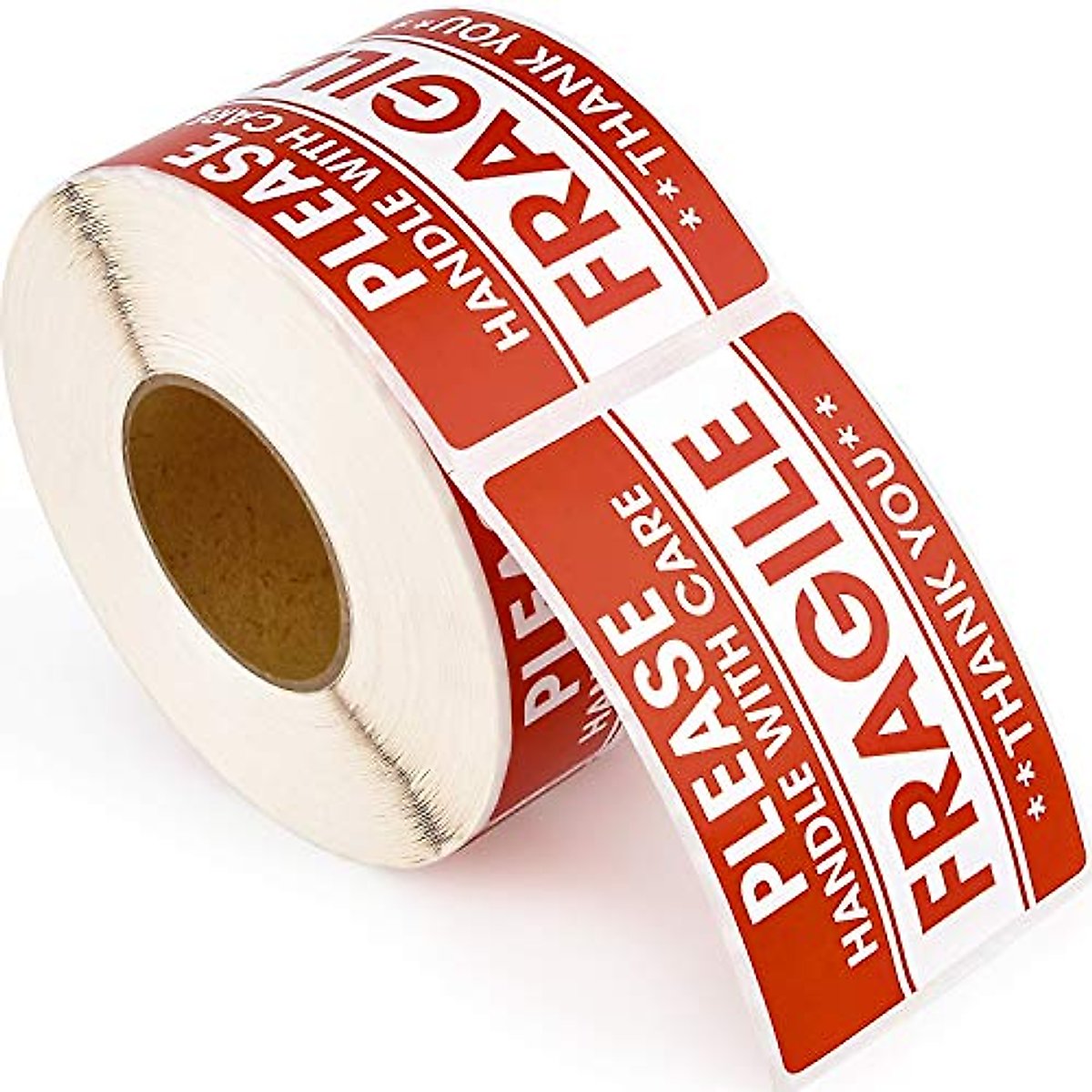 Methdic 2"x 3" Fragile Stickers 500 Labels Per Roll Strong Adhesive (Handle with Care ,Do Not Drop ,Thank You) Labels for Shipping and Moving