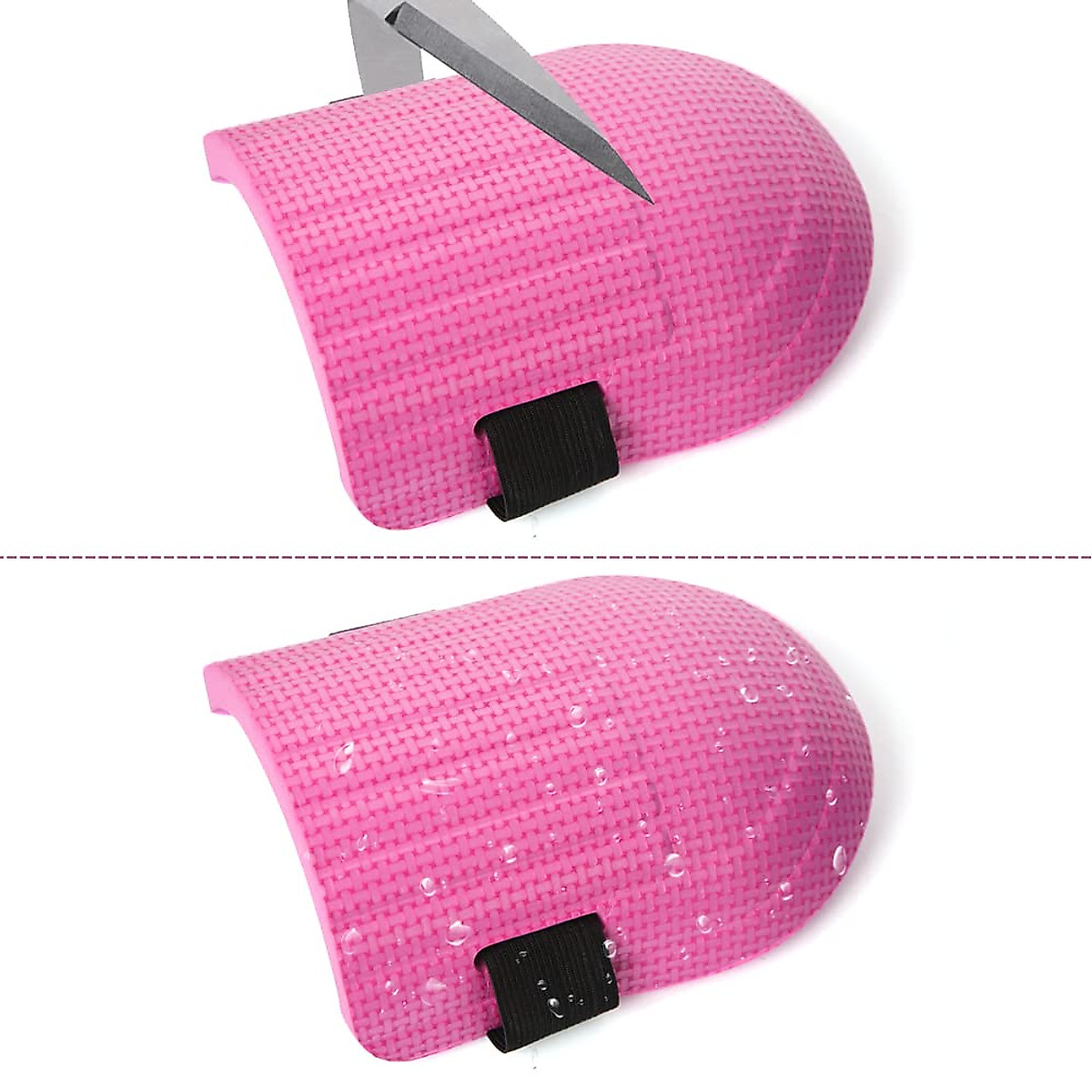 Suillty 1 Pair Soft Foam EVA Knee Pad for Work Knee Supporting Padding for Gardening Cleaning Protective Sport Kneepad