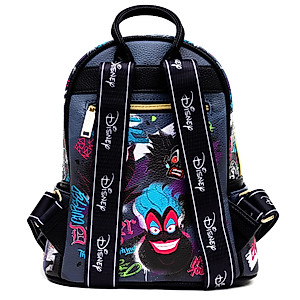 Wondapop Disney Villains 11" Vegan Leather Fashion Mini Backpack