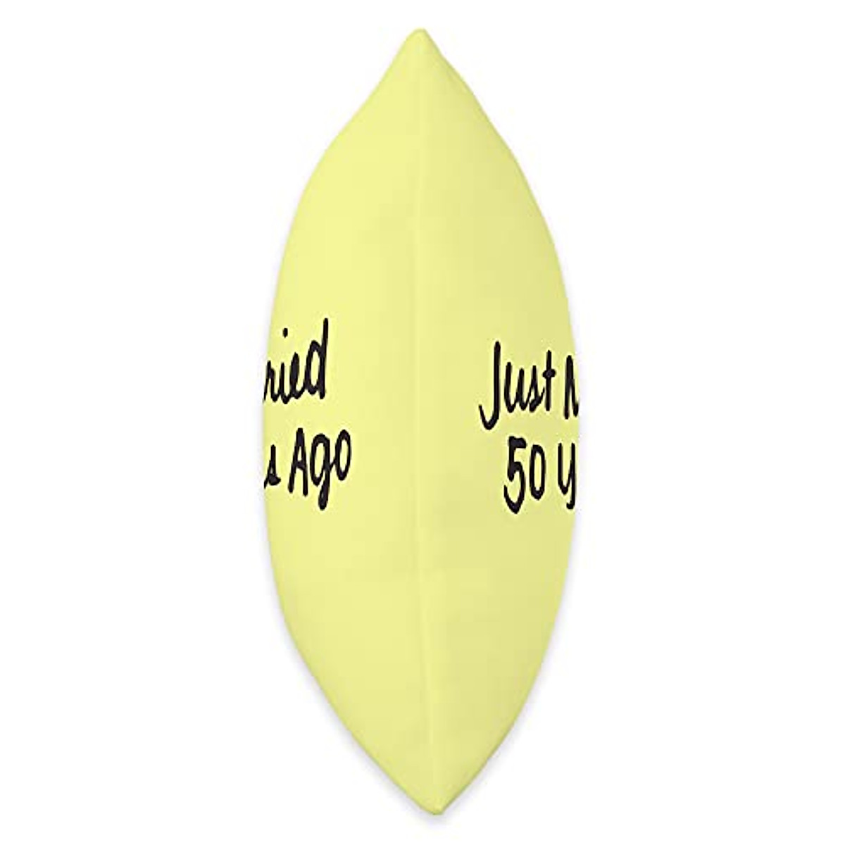 Happy 50th Wedding Golden Anniversary Gifts Store Just Married 50 Years Ago Golden Wedding Anniversary Throw Pillow, 18x18, Multicolor