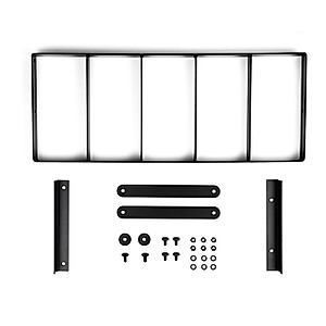 Epeles Backdrop Storage Rack, Mat Black, One Size