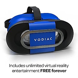 Vodiac VR - Virtual Reality Goggles, Carry Case, Free VR Videos & More via The Vodiac in-App Streaming Service. Powered by Your Smartphone iPhone Android Compatible