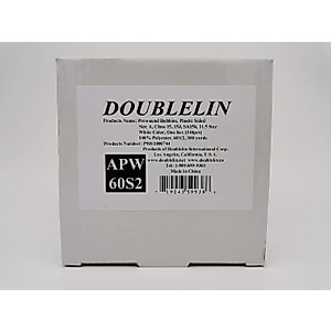 144pcs Prewound Bobbins Size A for Domestic Sewing/Embroidery Machines, Compatible with Brother Machines, Plastic Sided, Size A, Class 15, 15J, SA156, White Color, 100% Polyester, 60S/2 100 Yards