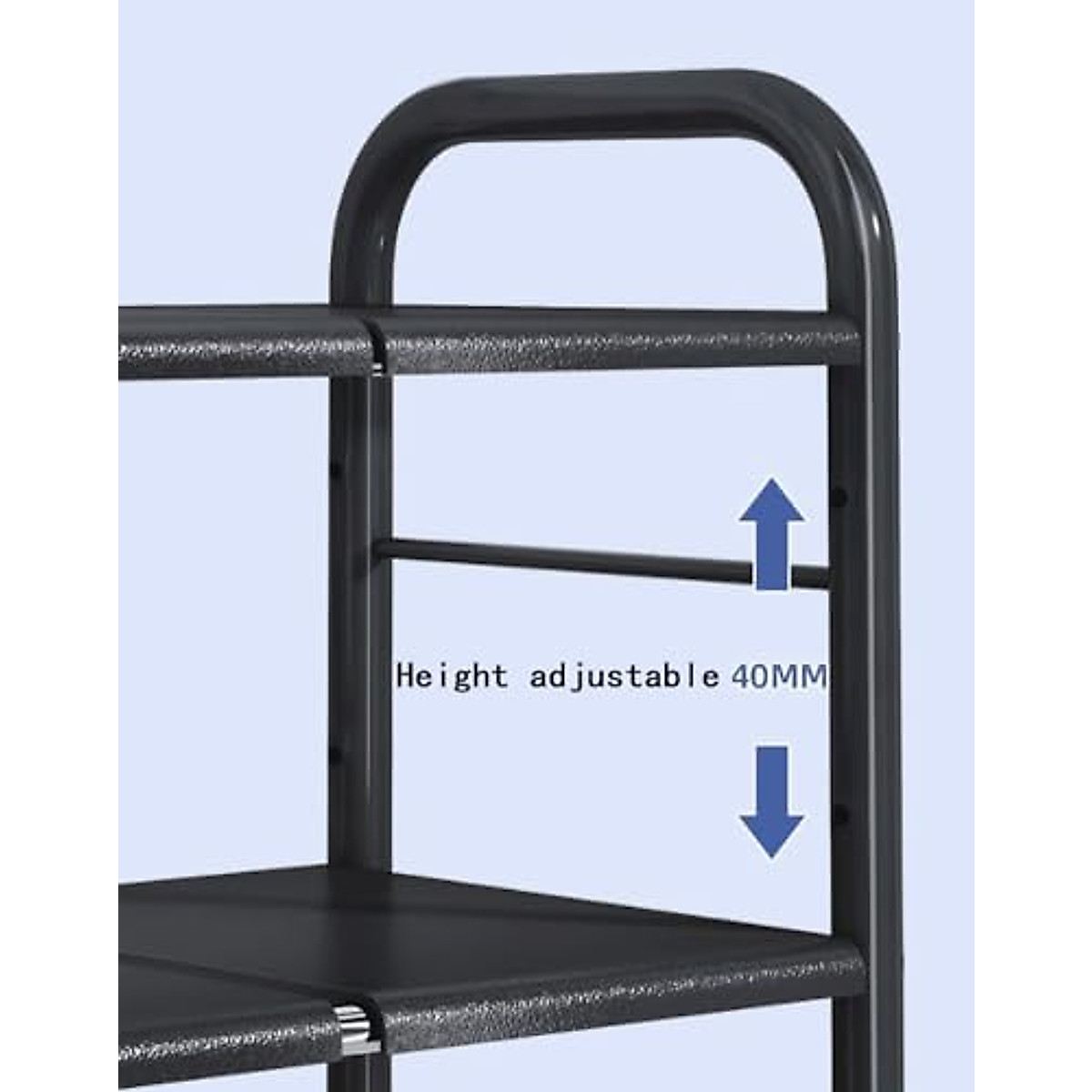 2-Tier Bathroom Kitchen Cabinet Organizers,Under Sink Storage Shelf Telescopic Adjustable with Removable Panels,for Laundry Bedroom