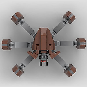 AnDesign Crab Droid Robot Military Building Kit 142 Pcs ww2 Building Blocks Toys Set Compatible with Lego Space War for Kids Adults MOC-87372