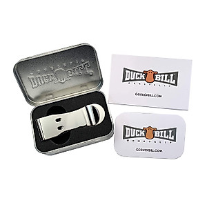 Duck Bill Money Clip. Patented Stainless Steel and Guaranteed For Life Quad Bend Bite Design