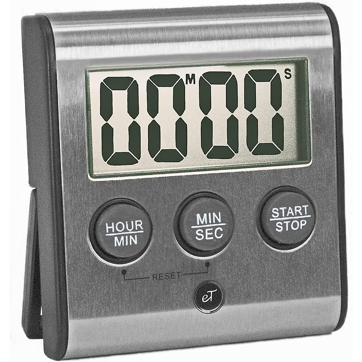 eTradewinds Elegant Digital Kitchen Timers 2 Pack Bundle Featuring Stainless Steel Models eT-78 and Model eT-24, Auto Shutoff Auto Memory