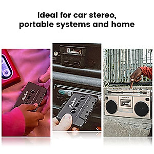 Reshow Audio Tape Cassette Head Cleaner w/ 2 Cleaning Fluids Care Wet Maintenance Kit for Cassette Tape Player/Boombox/Deck/Recorder
