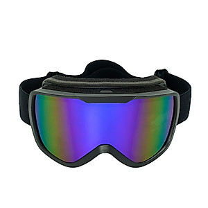 Feilx Ski Goggles, Ski Goggles with Ventilation Holes & Adjustable Elastic Band, Snow Goggles Anti-Fog Snowboarding Goggles for Men Women (Color : B)