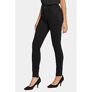 NYDJ Women's Ami Skinny Jeans in Sure Stretch Denim, Black, 8