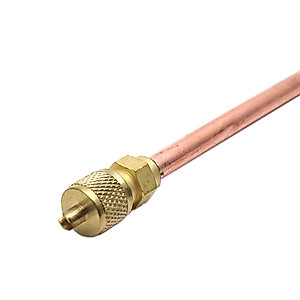 Rannb Air Conditioner Filling Access Valve Spare Part Monodirectional 6mm Tube OD - Pack of 5