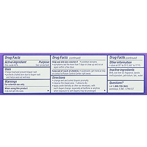 Desitin Maximum Strength Baby Diaper Rash Cream with 40% Zinc Oxide, Travel Size, 1 oz (Pack of 6)