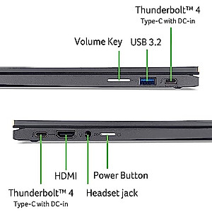 acer Chromebook Spin 714 14" Touchscreen FHD+ 2-in-1 Laptop, 13th Gen Intel 10-Core i5-1335U (Beat i7-1270P), 8GB LPDDR4X RAM, 512GB PCIe SSD, WiFi 6, BT 5.2, Backlit KB, Chrome OS, BROAG HDMI Cable