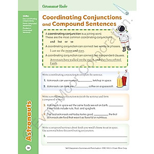 Evan-Moor Skill Sharpeners Grammar and Punctuation Workbook, Grade 3, Nouns, Verbs, Sentence Structure, Subject, Predicate, Language Handbook, Real-World Practice, Fun Activities, Homeschool, Practice