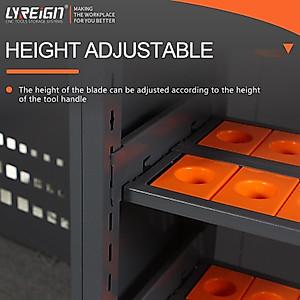 LYREIGN 10-Row Large Capacity CNC Tools Holder Cart, Double-Sided CNC Tool Storage Rack Organizers, Parallel Storage CNC Tool Holder Trolley for CNC Machinists Workers