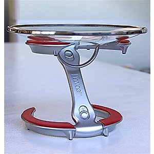 Trivae Unique Patented Pan Lid, Utensil and Pot Holder, Dish / Cake Serving Stand and Trivet All-in-1 for The Kitchen Lover
